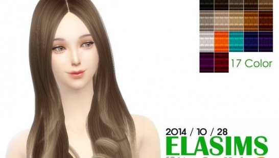 模拟人生4 【3DM下载站/网盘分流】【发型MOD】女性NewSea家中分长卷发3T4 by ELA Mod 1.0 下载 | 3DM Mod站