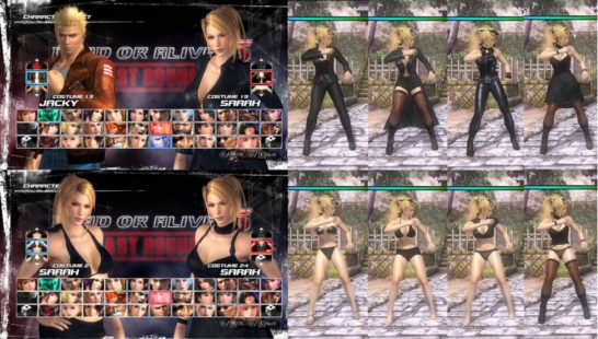 死或生5 Sarah Bryant black variation modding pack Mod 1.0 下载 | 3DM Mod站