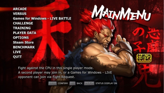 终极街霸4 SSF4 AE Akuma Menu Mod 1.0 下载 | 3DM Mod站