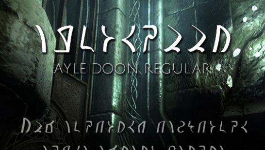 上古卷轴5：天际 Ayleidoon字体 Mod 1.0 下载 | 3DM Mod站