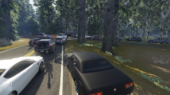 侠盗猎车手系列 Northwoods飙车地图车流 Mod 1.0 下载 | 3DM Mod站