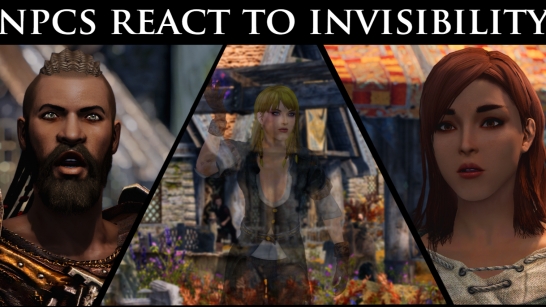 上古卷轴5：重置版 NPC对隐形对话反应 - NPCs React To Invisibility Mod 1.0 下载 | 3DM Mod站