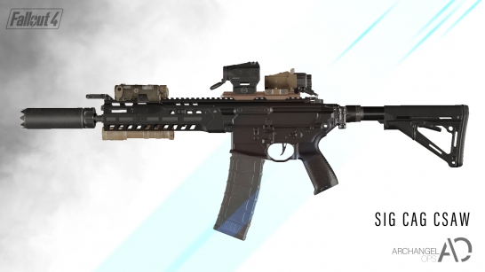 辐射4 SIG MCX Spear LT (CAG CSAW) Mod V1.5 下载 | 3DM Mod站