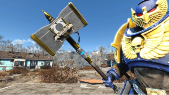 辐射4 40k极限战士近战武器 Mod 1.2 下载 | 3DM Mod站