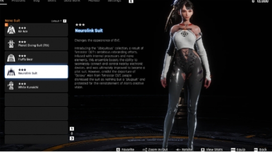 剑星 EVE Nurolink灰色长裤P Mod Demo 下载 | 3DM Mod站